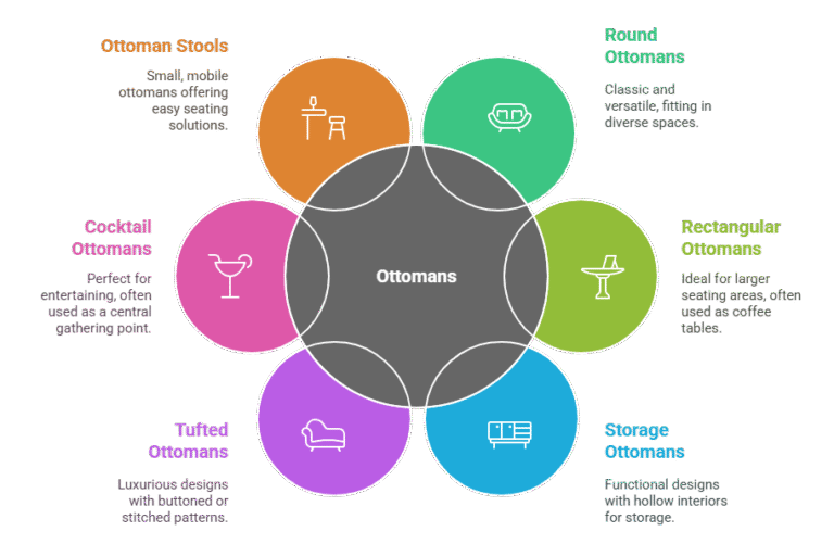 What Is an Ottoman? Types, Uses, and Styling Tips